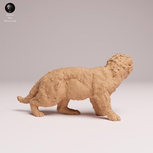 Amur Leopard Cub - UNPAINTED 3D Resin Figure - Animal Den Miniatures - Etsy