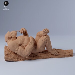 Chimpanzee Chillin - UNPAINTED - Animal Den Miniatures - Etsy