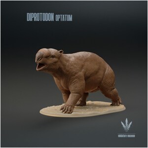 Diprotodon Optatum - UNPAINTED - Miniature Museum - Etsy