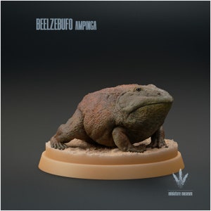 Beelzebufo Ampinga : the Devil Toad - UNPAINTED - Miniature Museum - Etsy