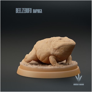 Beelzebufo Ampinga : the Devil Toad - UNPAINTED - Miniature Museum - Etsy