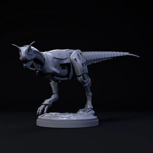 Carnotaurus Mecha Robot - Mecha Zoo - Dino and Dog Miniatures - Etsy