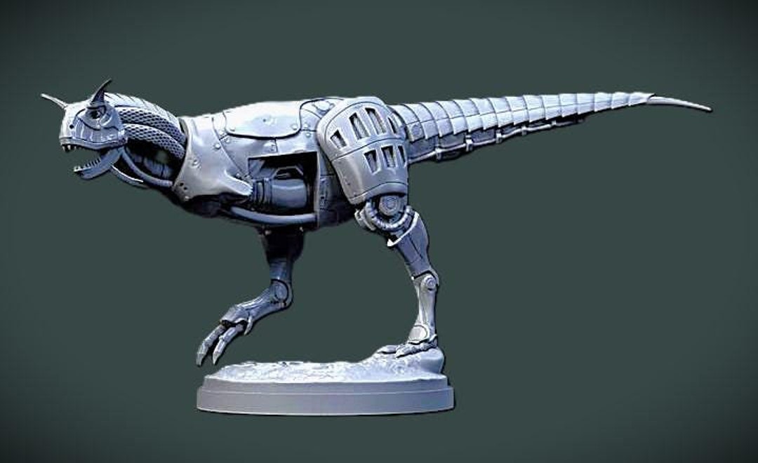 Carnotaurus Mecha Robot - Mecha Zoo - Dino and Dog Miniatures - Etsy
