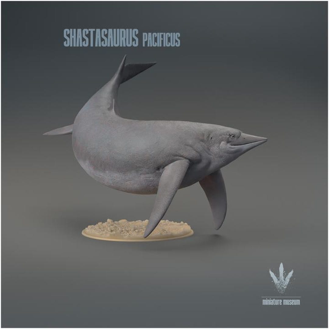 Shastasaurus Pacificus : Mount Shasta Lizard - UNPAINTED - Miniature ...