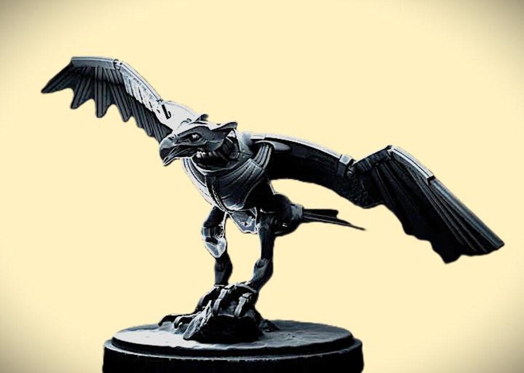 Eagle Mecha Robot - Mecha Zoo - Dino and Dog Miniatures - Etsy