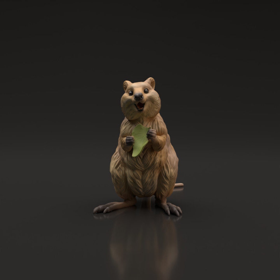 Quokka - UNPAINTED 3D Resin Figure - Animal Den Miniatures - Etsy