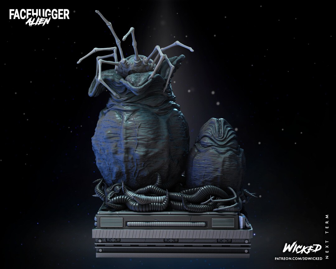 Face Hugger Wicked 3D Models - Etsy