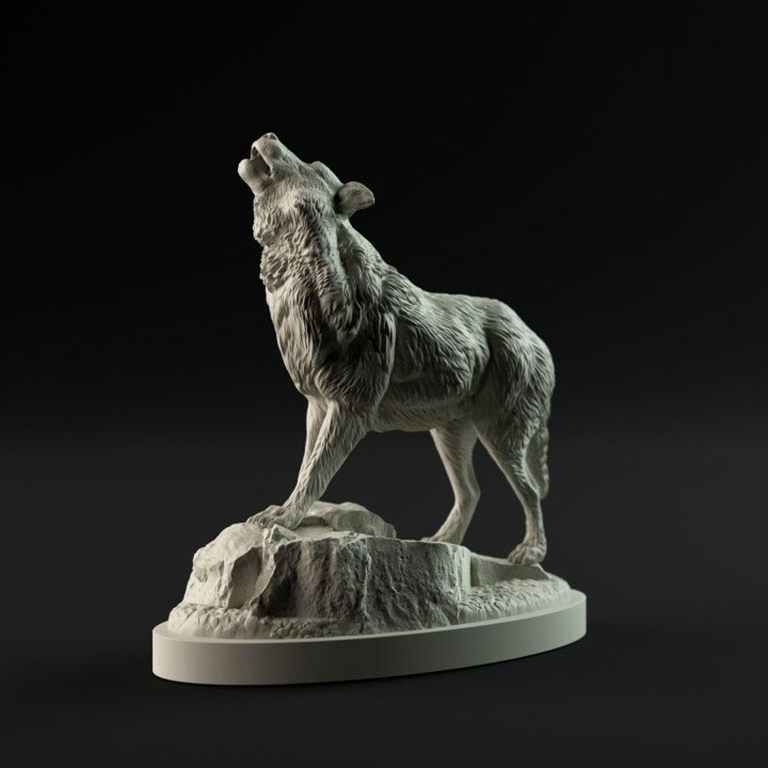 Dire Wolf - Dino and Dog Miniatures - Etsy
