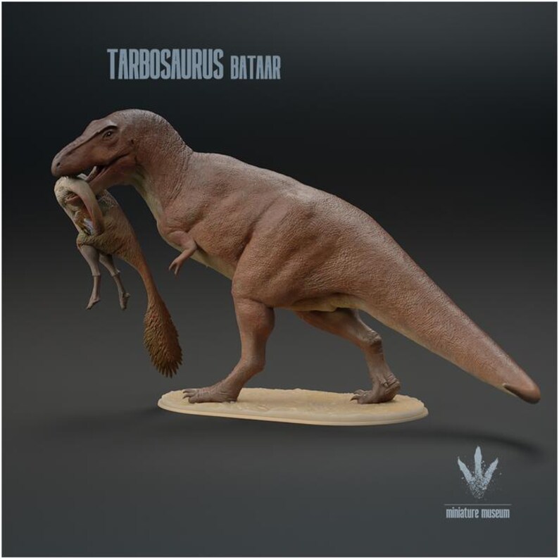 Tarbosaurus Bataar : Hunt - UNPAINTED - Miniature Museum - Etsy