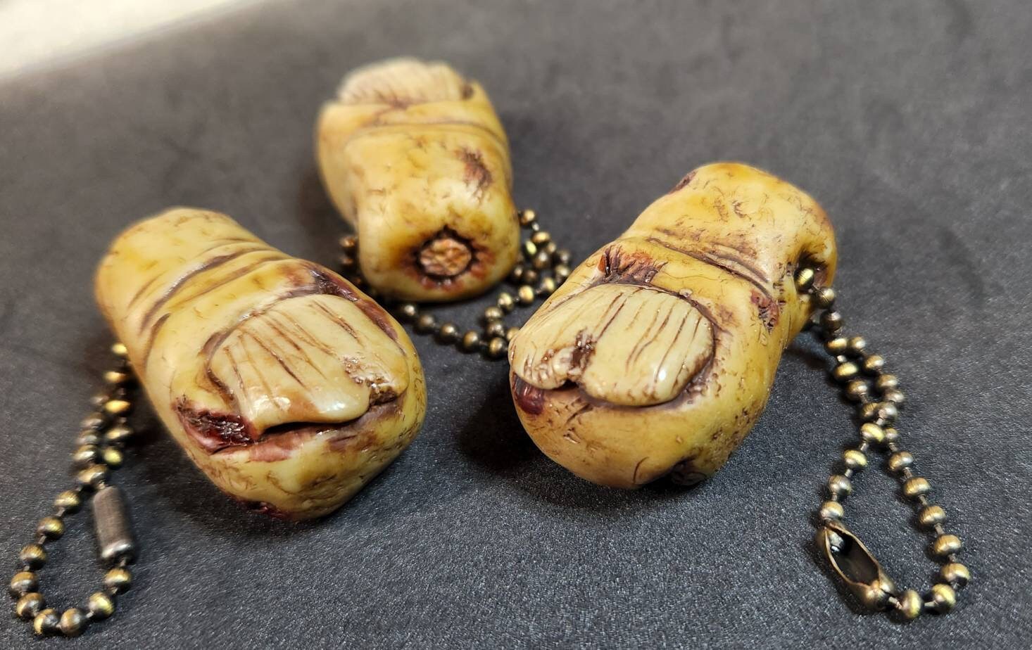 Zombie Toe Keychain - Etsy