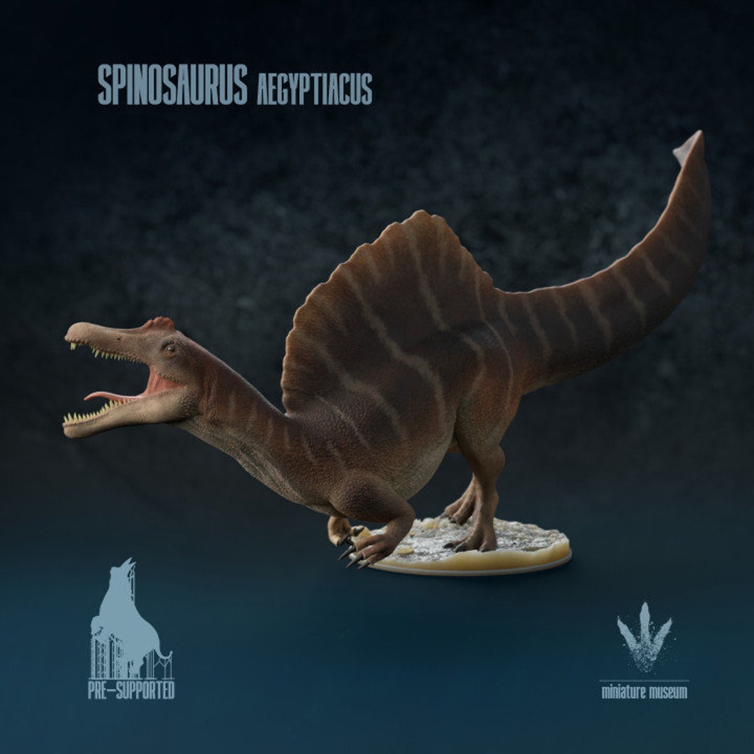 Spinosaurus Aegyptiacus - UNPAINTED - Miniature Museum - Etsy