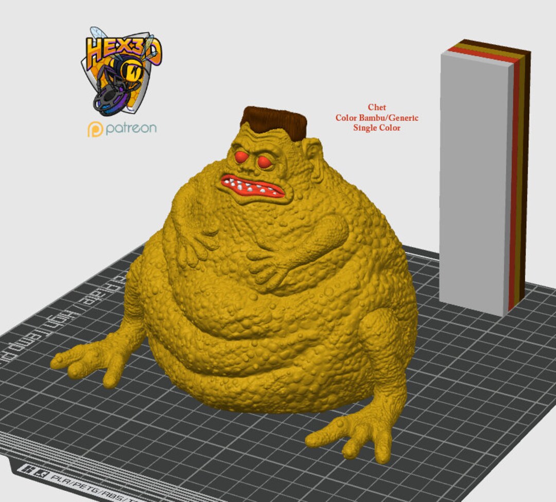 Chet UNPAINTED Fan Art Hex3d Prints - Etsy