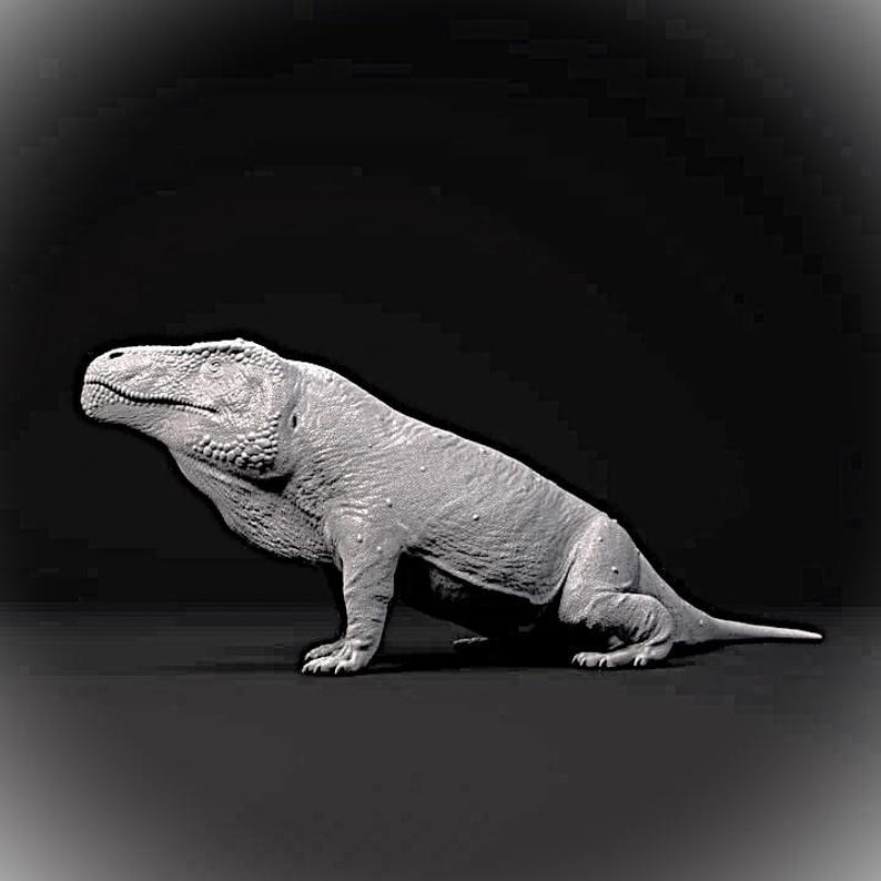Erythrosuchus Resting - UNPAINTED - Dino and Dog Miniatures - Etsy
