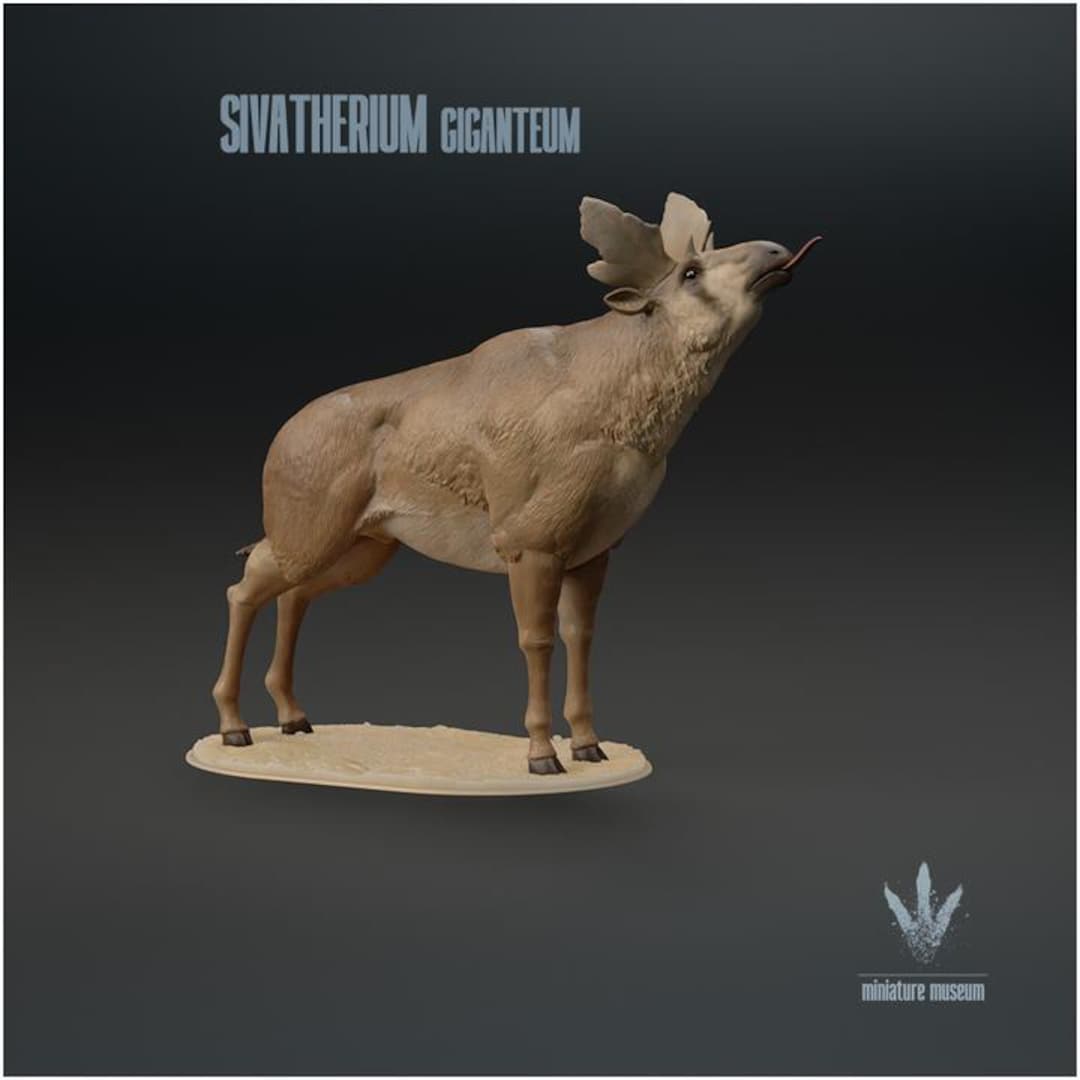 Sivatherium Giganteum : Feed - UNPAINTED - Miniature Museum - Etsy
