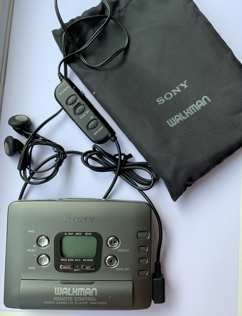 Sony Walkman WM-FX513 Radio Cassette With Headset - Used Once - Etsy