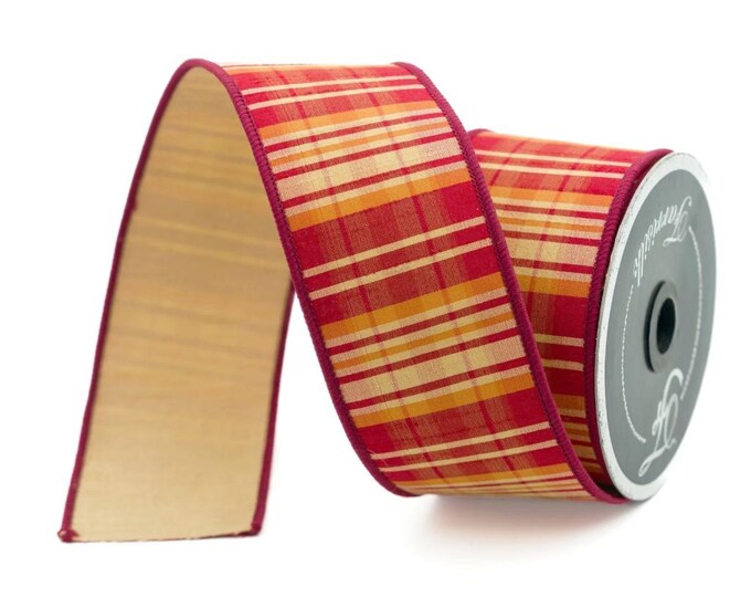 Designer Ribbon, 2.5" Ribbon, Wired Ribbon, Luxury Ribbon, Farrisilk ...