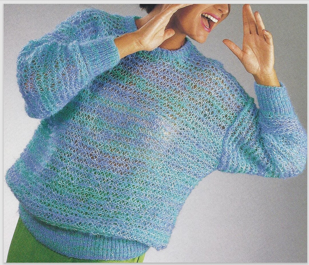 Odd Pins Knitting Pattern Ladies Top #8 - Etsy UK