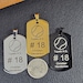 Large Dog Tag With a Basketball, School, Number and Name Necklace - Etsy