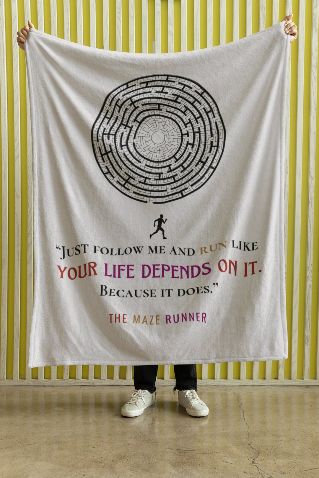 The Maze Runner Blanket, the Scorched Trials,subject A2,subject A5, W.C ...