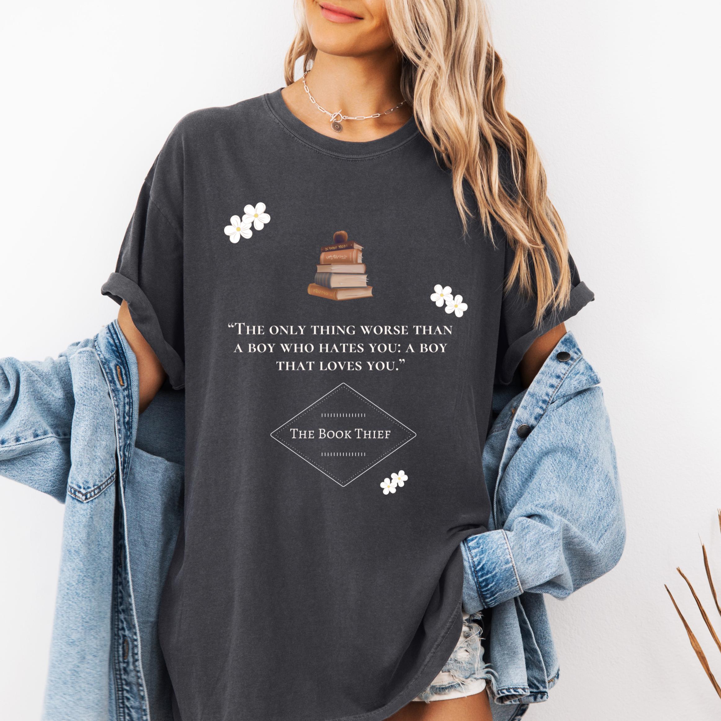 The Book Thief Shirt, Bookish Shirt Bookish Gift, Book Lover Shirt ...