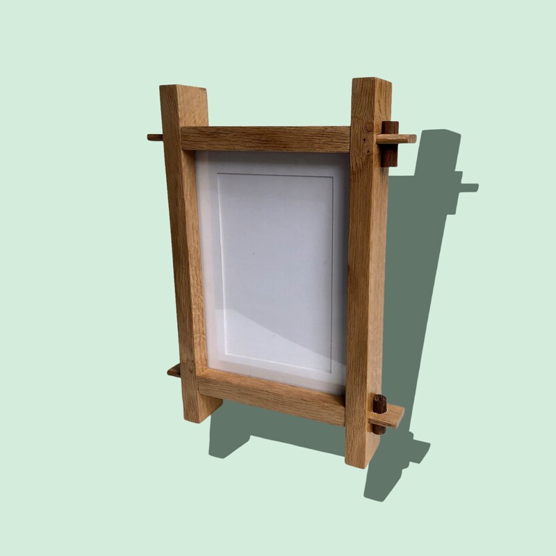 Arts and Crafts Oak Frame - Etsy