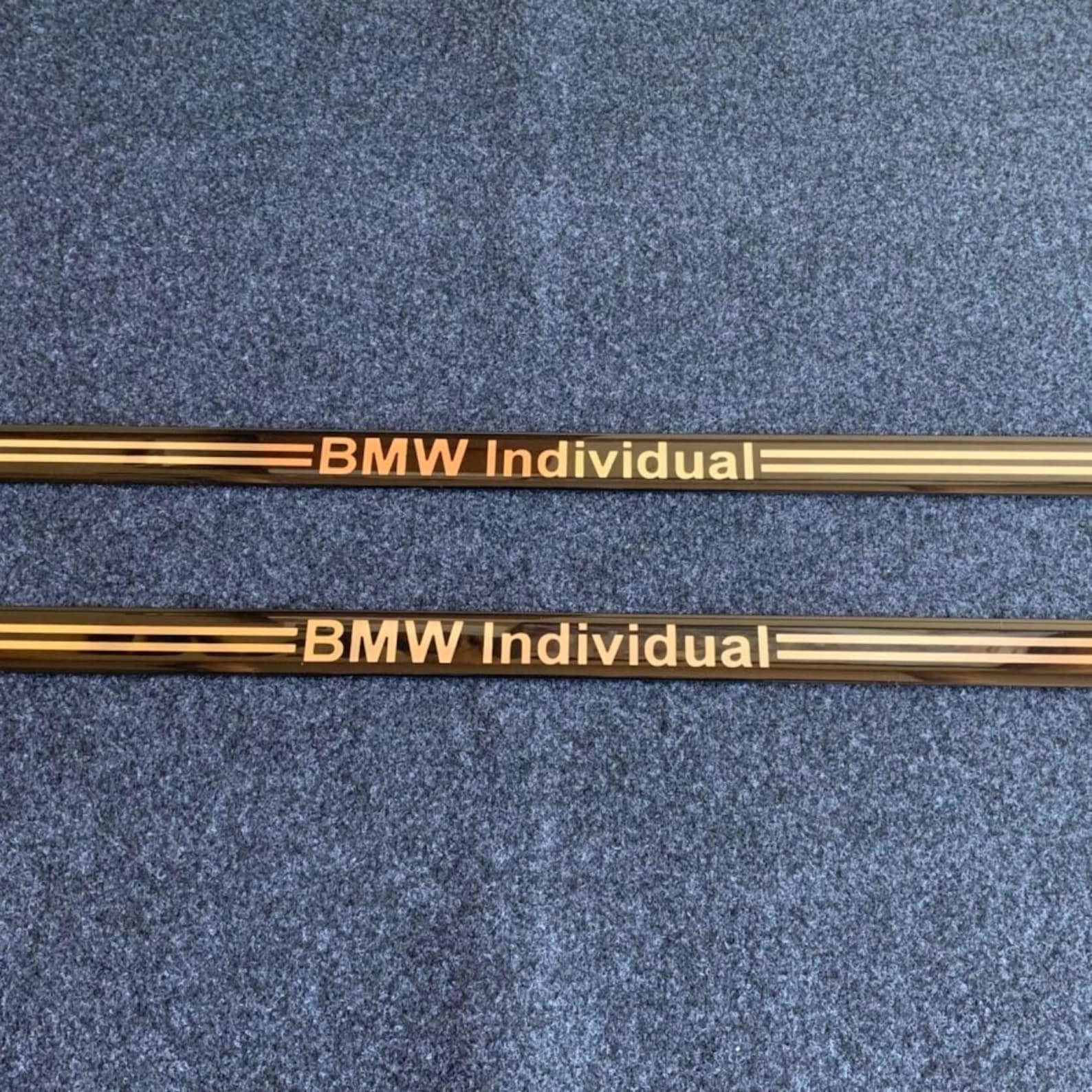 Auto Door Sill Plate Protectors BMW E60 E61 E81 E82 E87 E88 Thresholds. Front/rear Door Sill ...