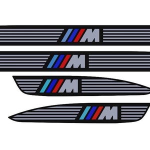 Auto Door Sill Plate Protectors BMW E60 E61 E81 E82 E87 E88 Thresholds. Front/rear Door Sill ...