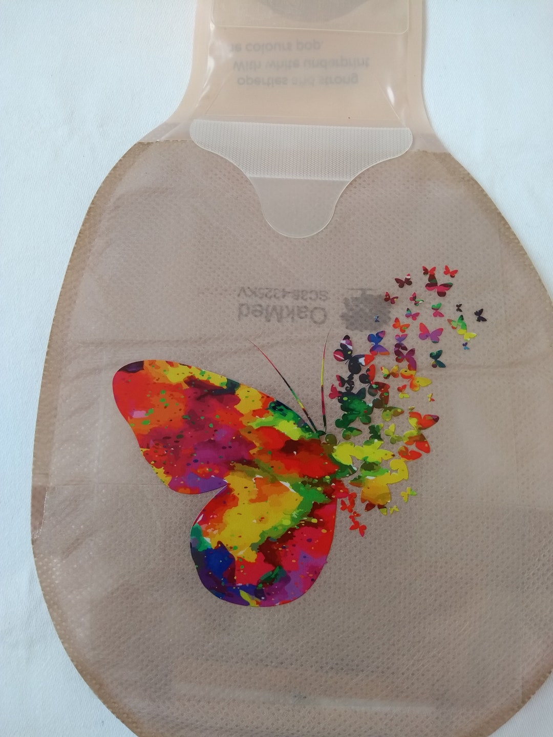 Adult Colostomy/ Stoma Bag Transfer Label/ Cover Butterfly Includes Ten ...