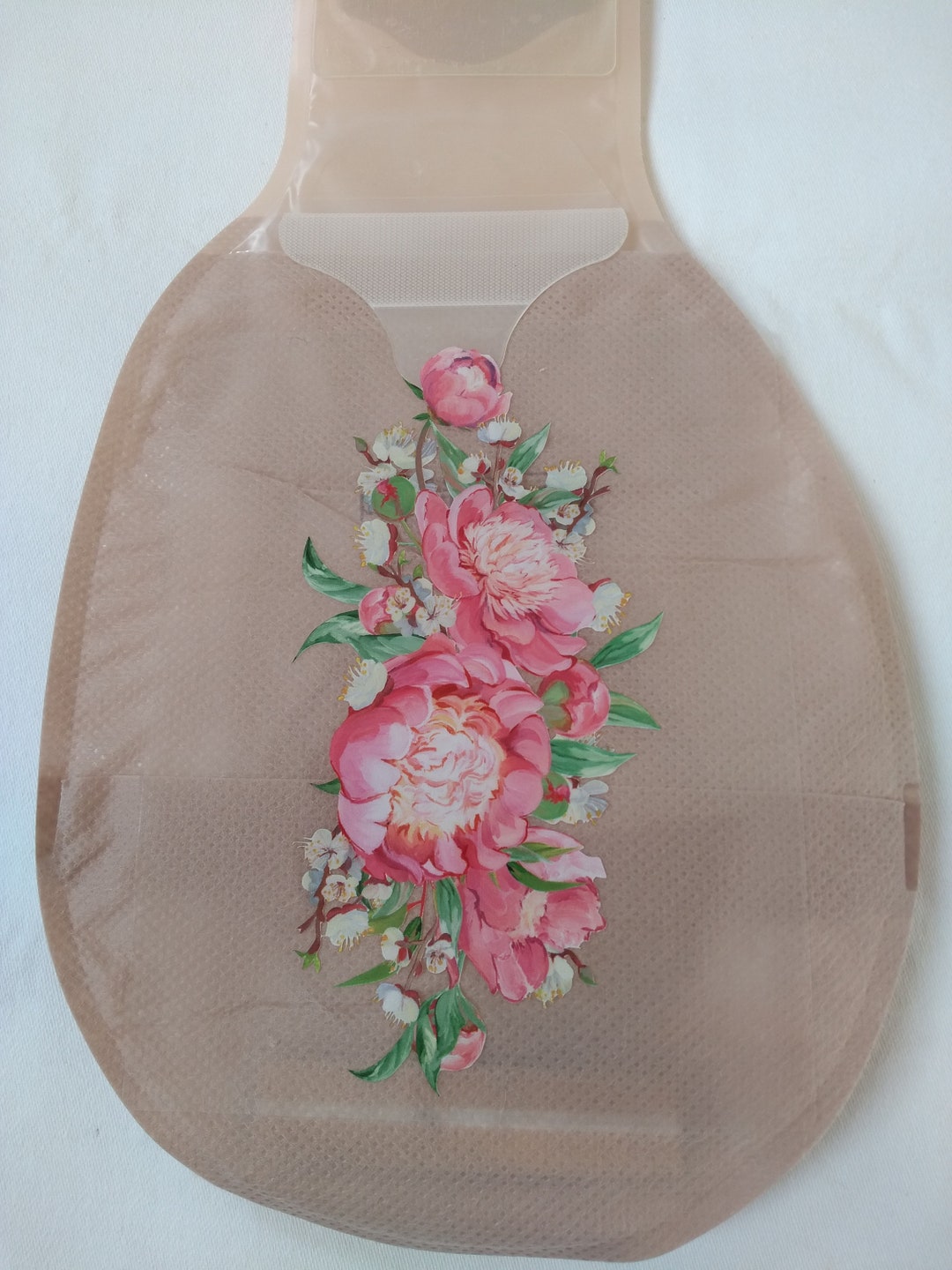 Adult Colostomy/ Stoma Bag Transfer Label / Cover Flower Includes Ten ...