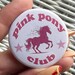 Chappell Roan Pink Pony Club Button Pin - Etsy