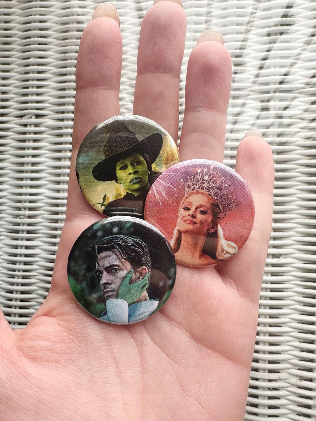 Wicked Movie Button Pin Trio V2 - Etsy