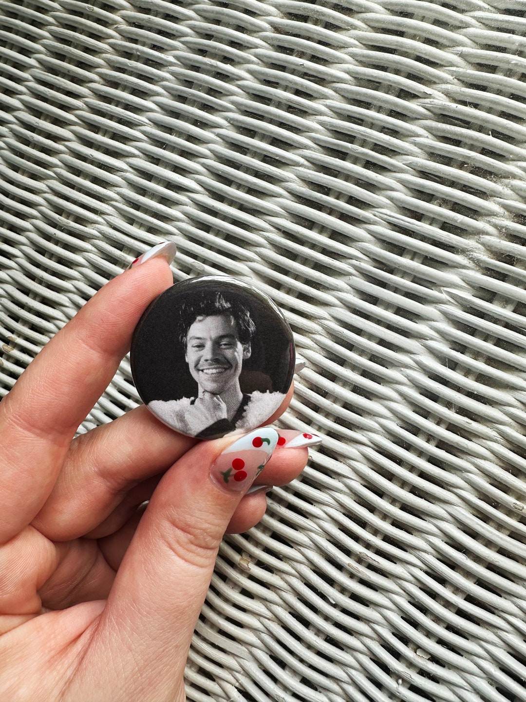 Harry Styles Button Pin - Etsy