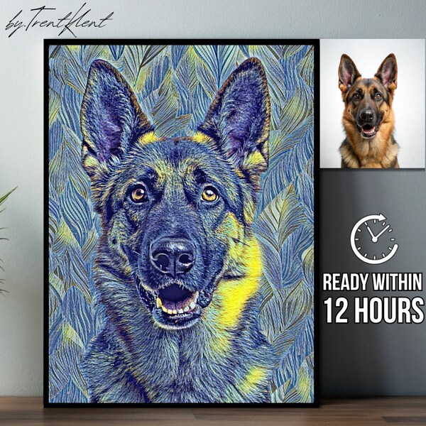 Abstract Pet Portrait - Etsy