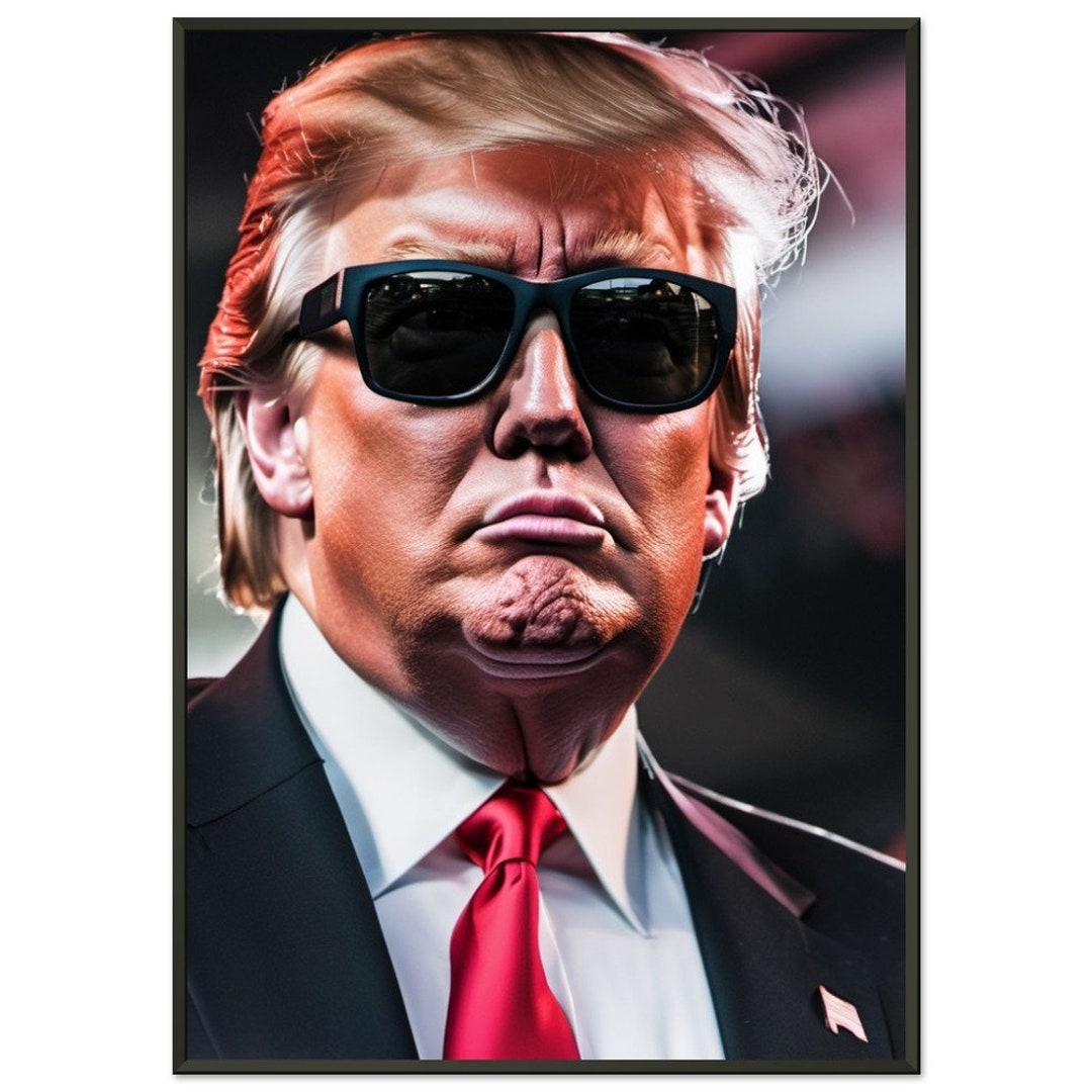 Trump Art Canvas Poster Cool Trumplikeness Painting Image - Etsy