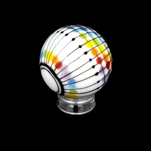 Rainbow Stringer Matrix Marble: Contemporary Pattern in Glass, Handmade ...