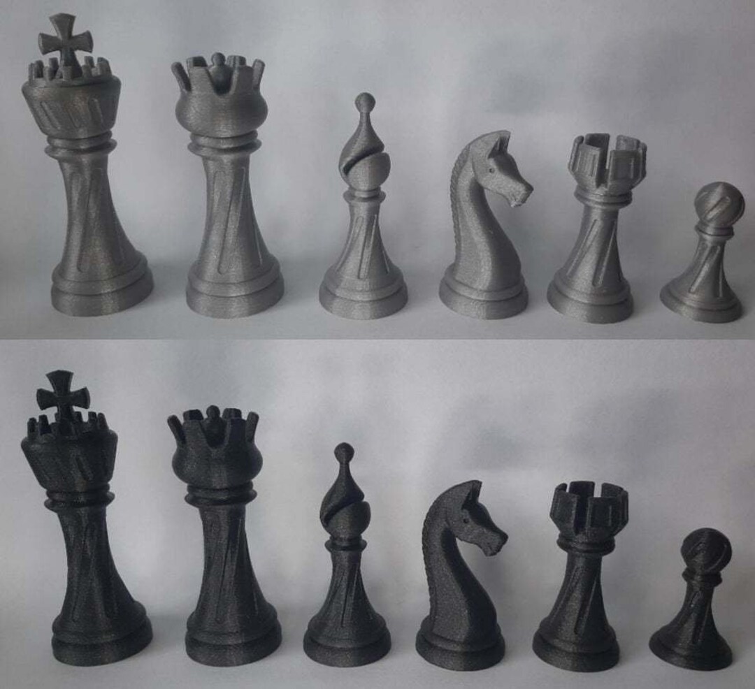 Stl Files for 3d Printing, Chess Set Drawing, 3d Print Stl, 3d Printer ...