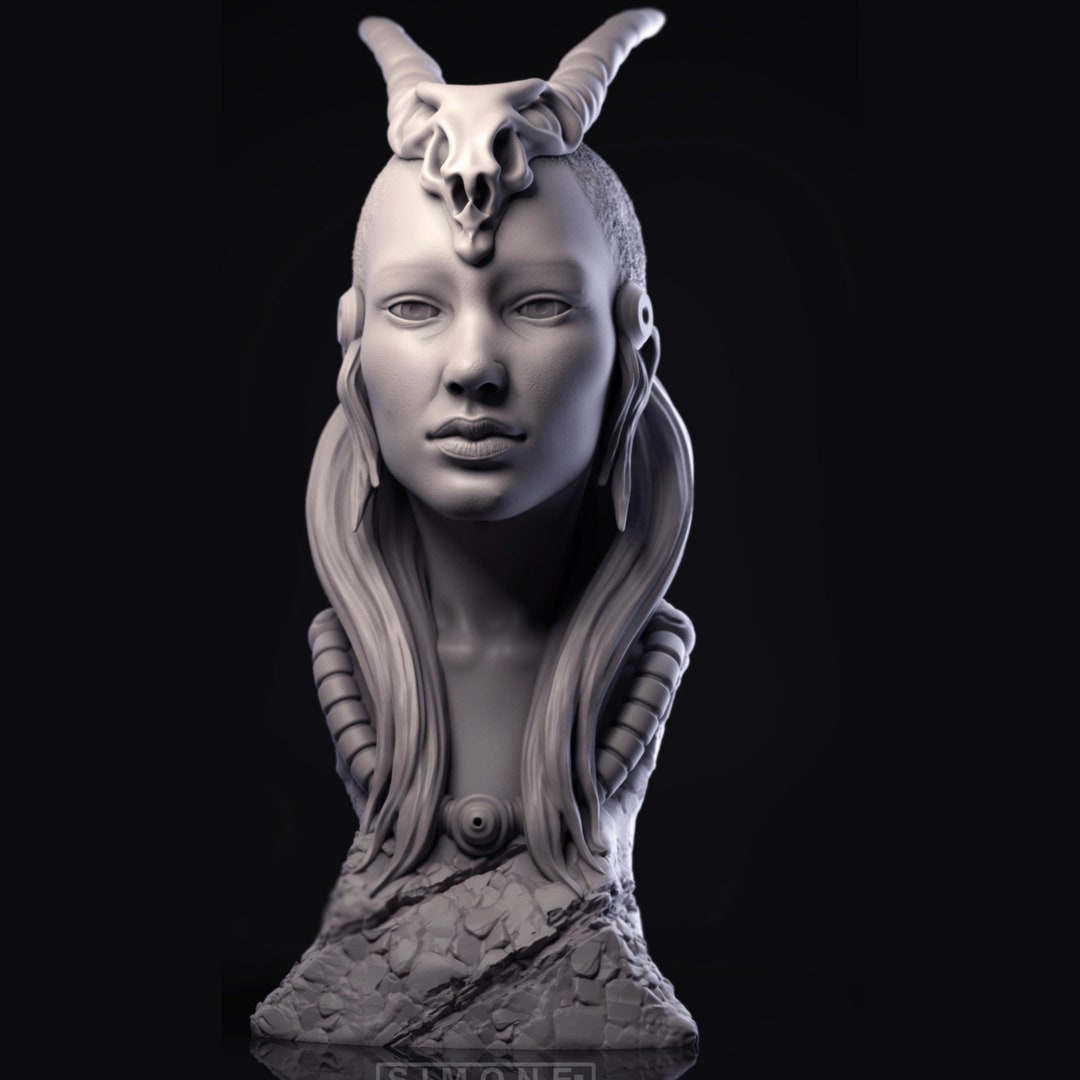3d Woman Bust, Print Files for 3d Printing, 3d Printer Machine Files ...