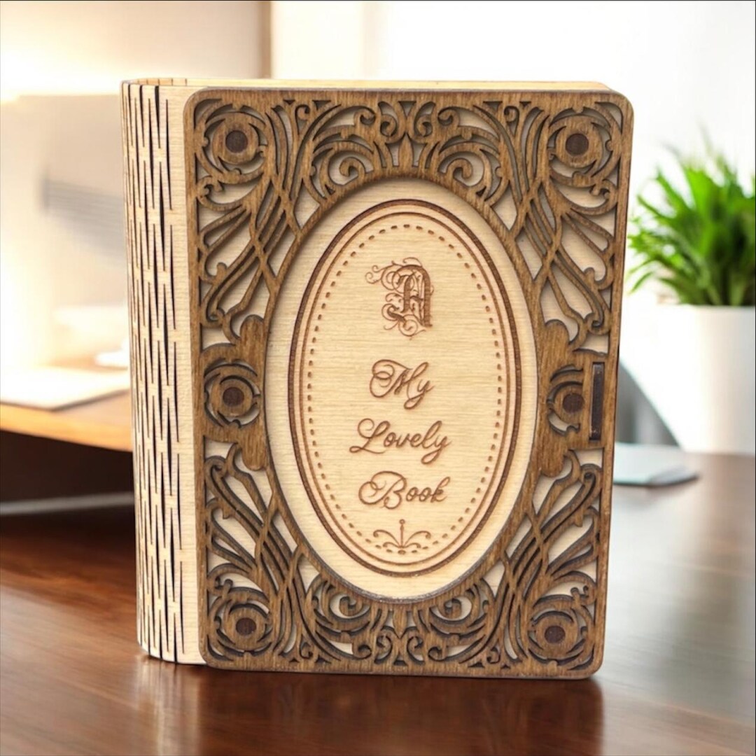 Vintage-inspired Memory Book Box | Digital File - Etsy