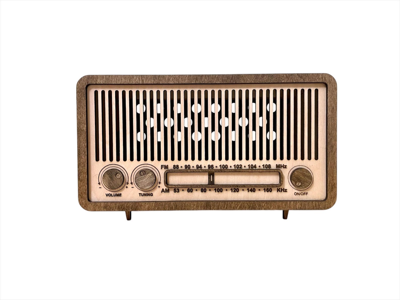 Vintage Radio for Bluetooth Speaker | Laser Cut | Digital File - Etsy