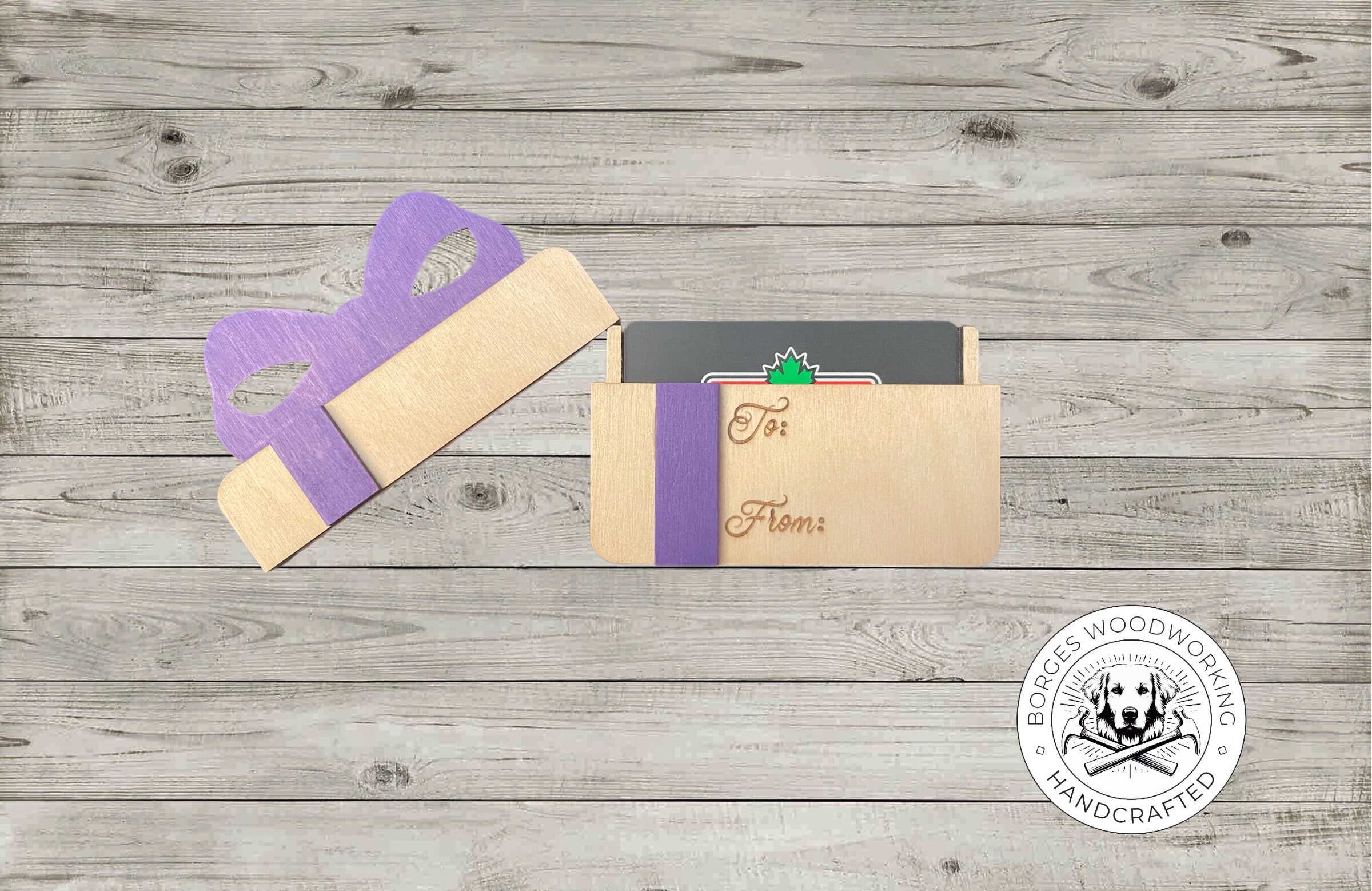 Present Gift Card Holder | Digital File - Etsy