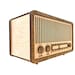 Vintage Radio for Bluetooth Speaker | Laser Cut | Digital File - Etsy