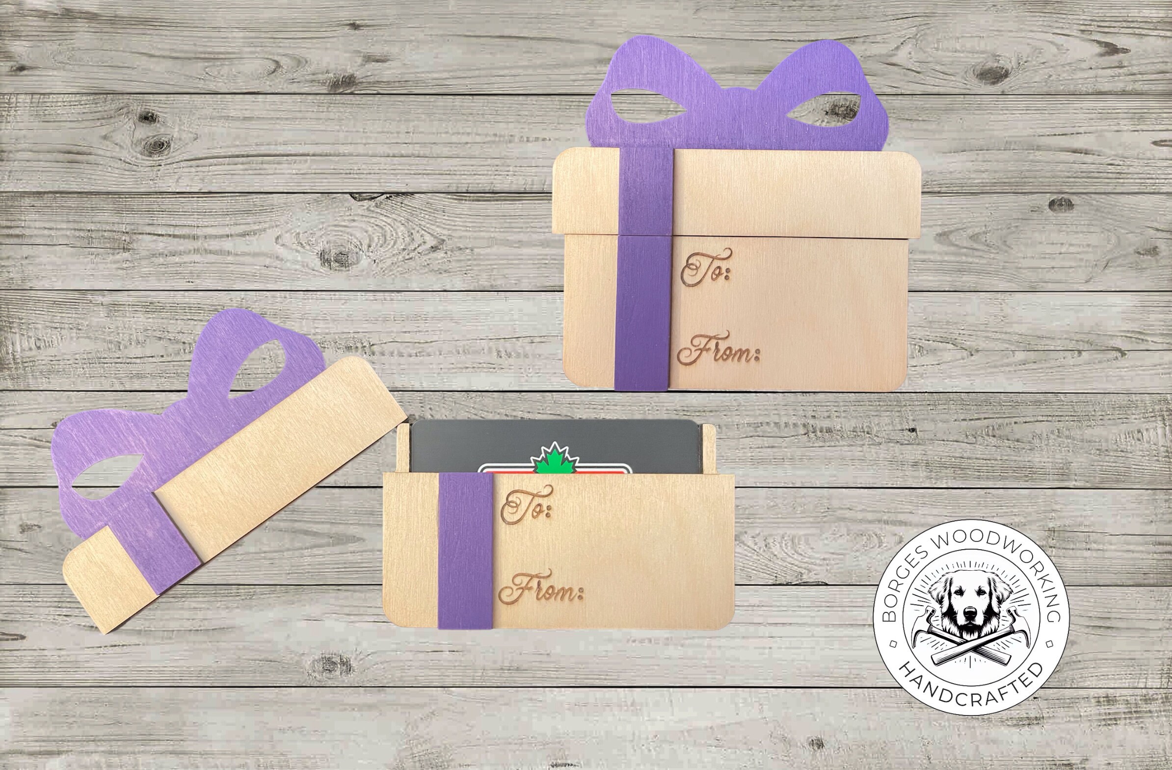 Present Gift Card Holder | Digital File - Etsy