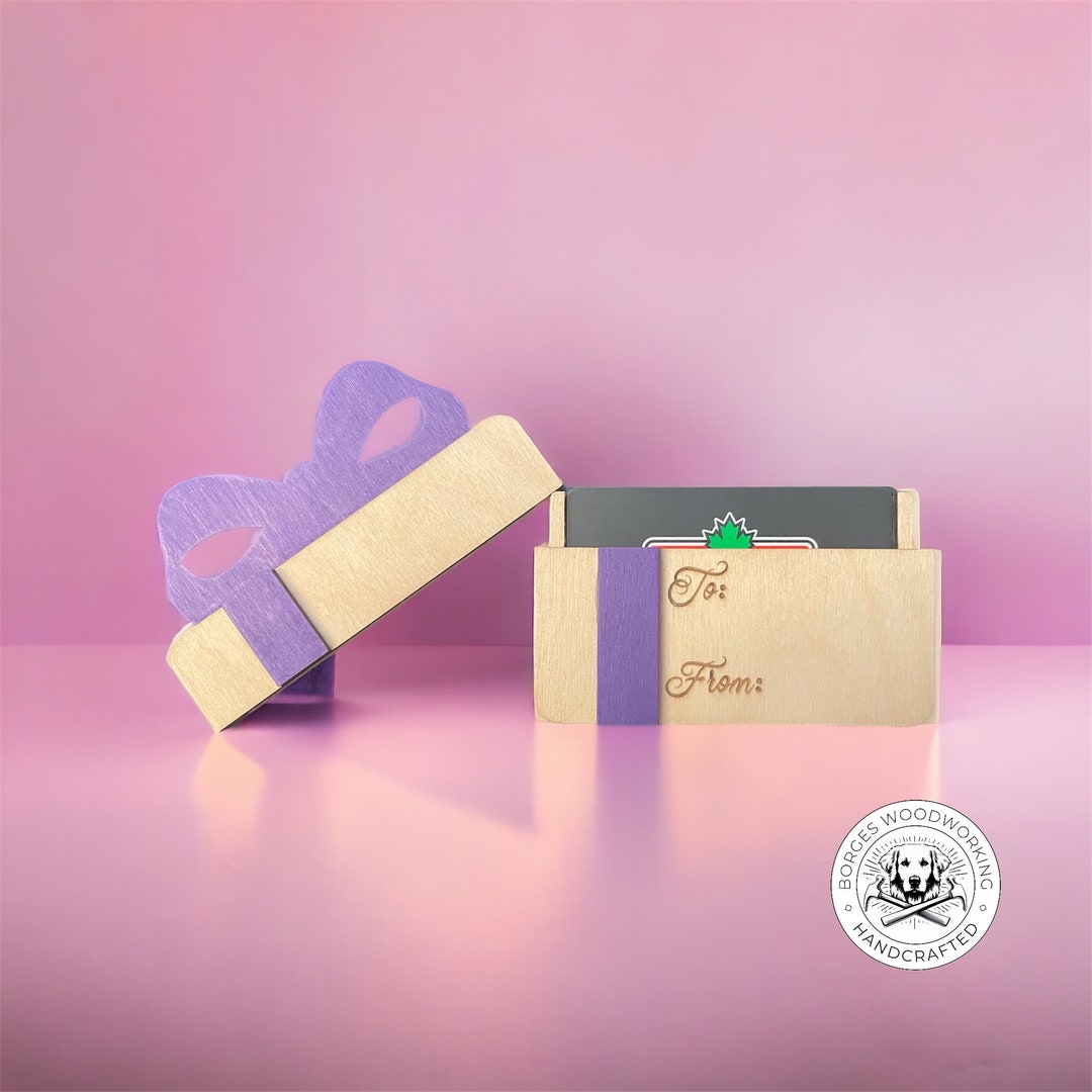 Present Gift Card Holder | Digital File - Etsy