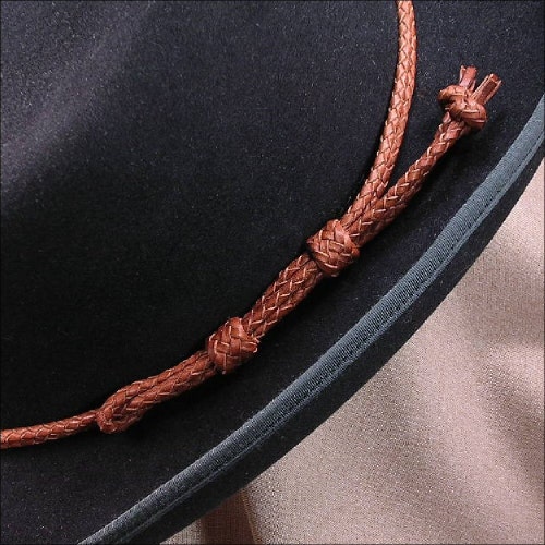 Braided Leather Hat Band - Etsy