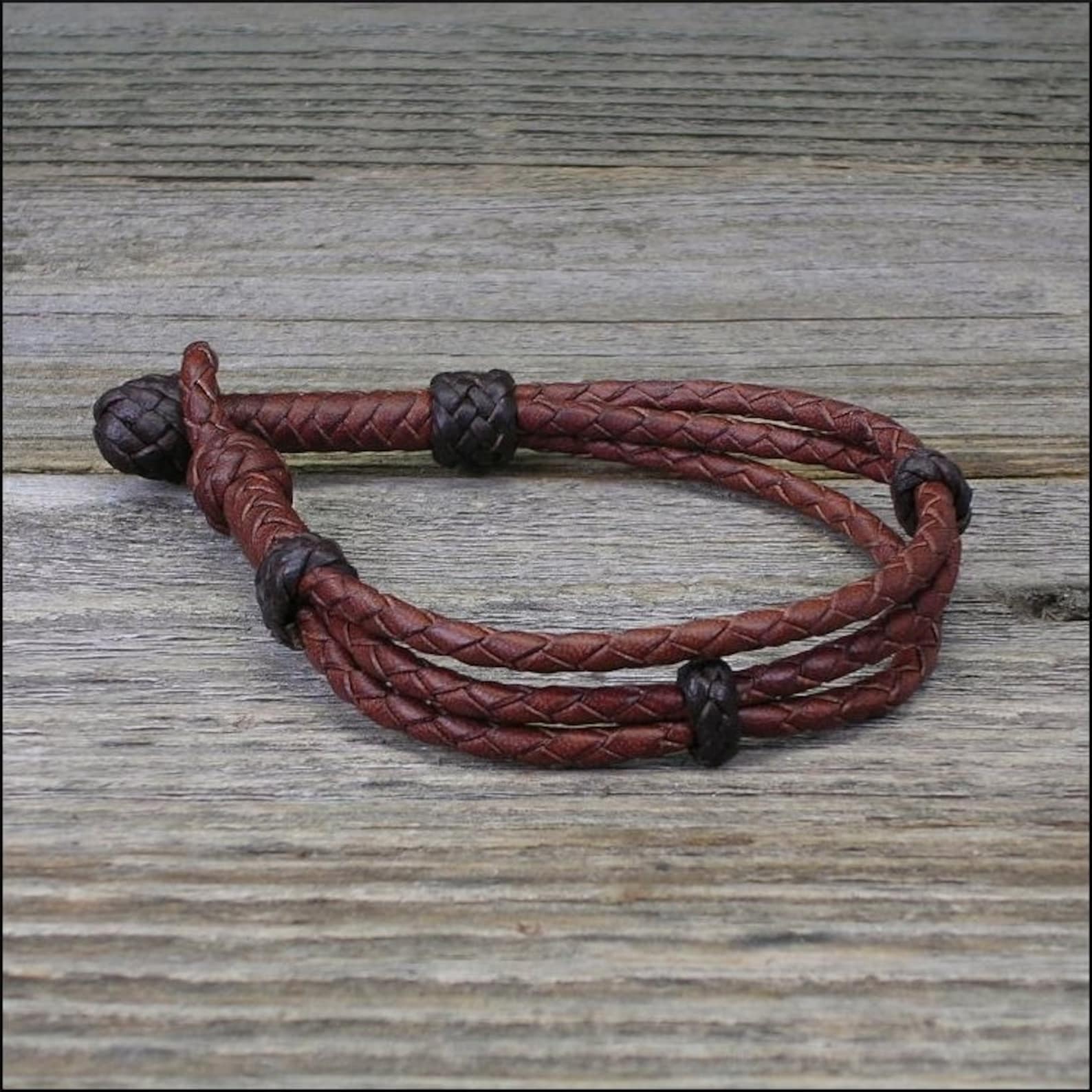 12 Strand Braid Leather Bracelet - Etsy