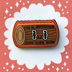 Fire of Inspiration Pin - Etsy