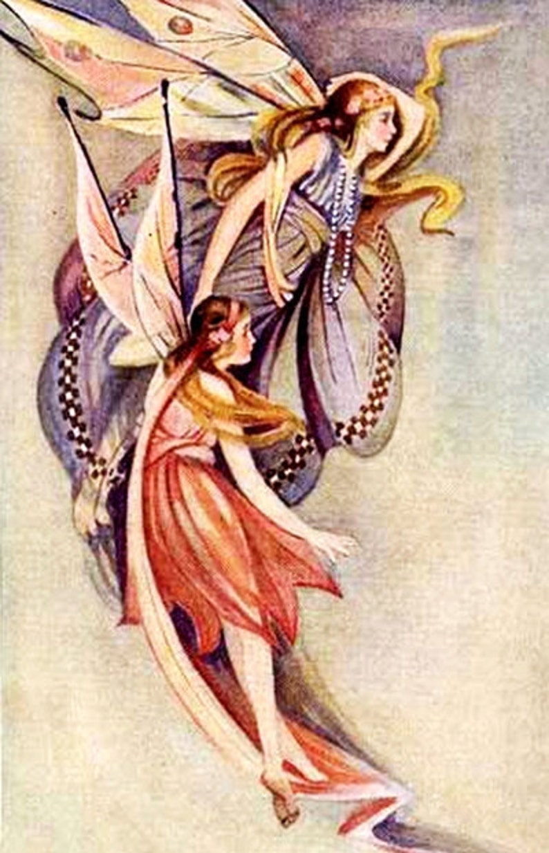 Mermaids Angels and Fairies Birthday Cards - Embellished With Soft ...