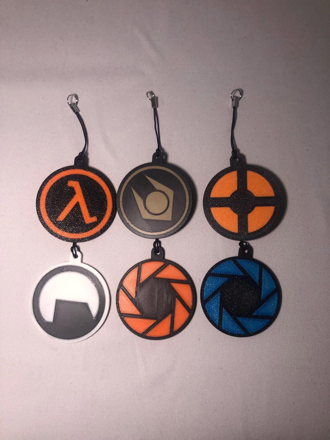 Valve Game Logo Keychains (half Life, Portal, Team Fortress 2) - Etsy