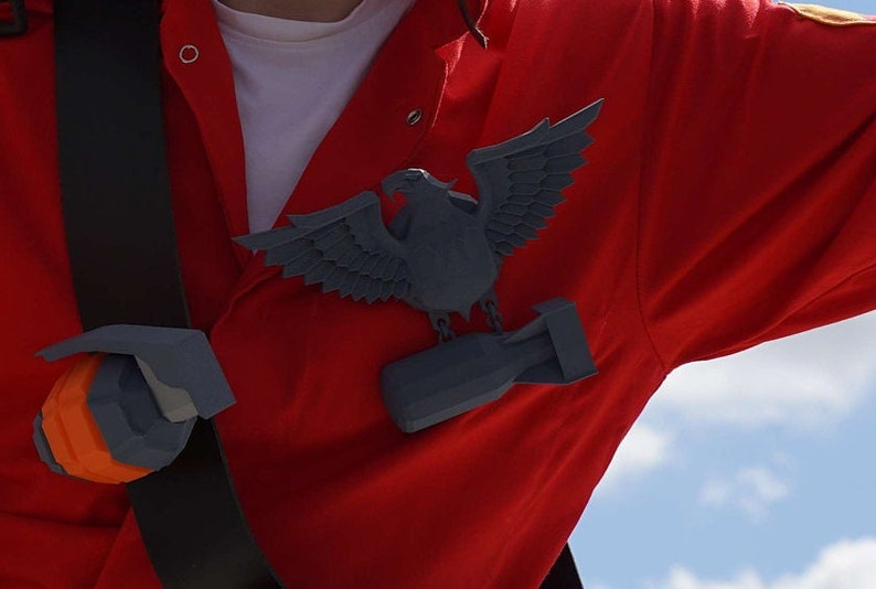 Operation Steel Trap Badge Team Fortress 2 Cosplay Badge - Etsy