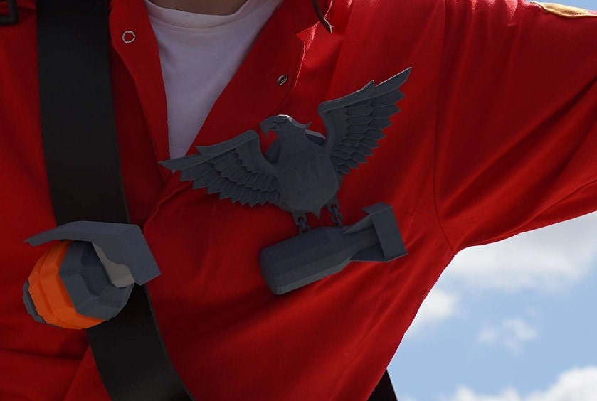 Operation Steel Trap Badge Team Fortress 2 Cosplay Badge - Etsy